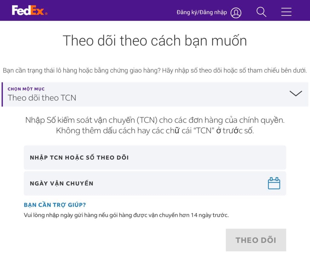 Hướng Dẫn Cách Tra Cứu Vận Đơn FedEx Tracking Dễ Dàng